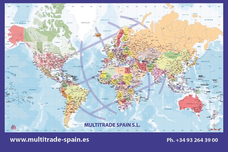 Mapas impresos personalizados murales, sobremesa, plegados