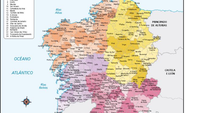 A Guarda mapa vectorial Illustrator eps | Bc Maps mapa vectorial eps