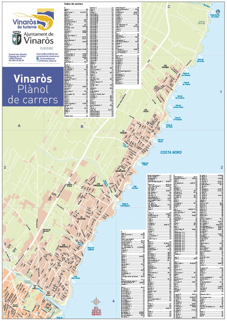 VINAROS MAPA 20132 - Bc Maps mapa vectorial eps