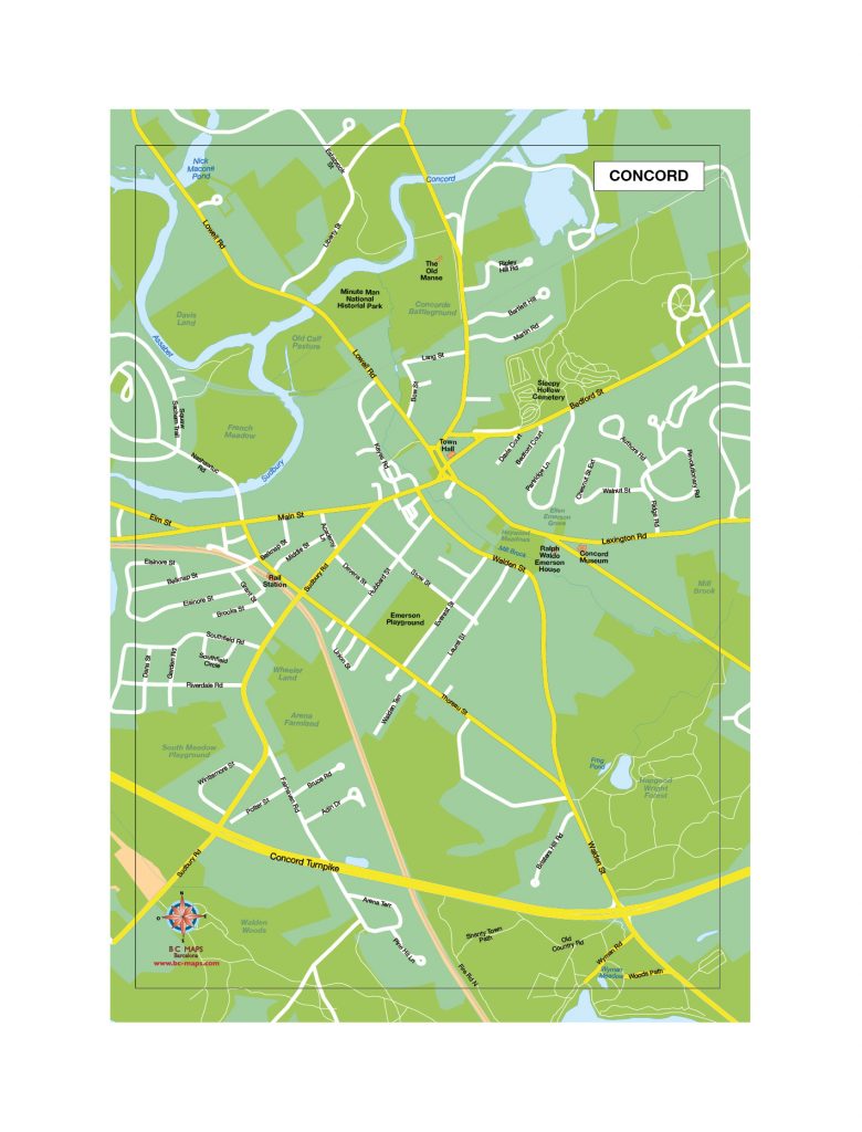 Mapa vectorial Concord, Usa, illustrator eps | Bc Maps mapa vectorial eps