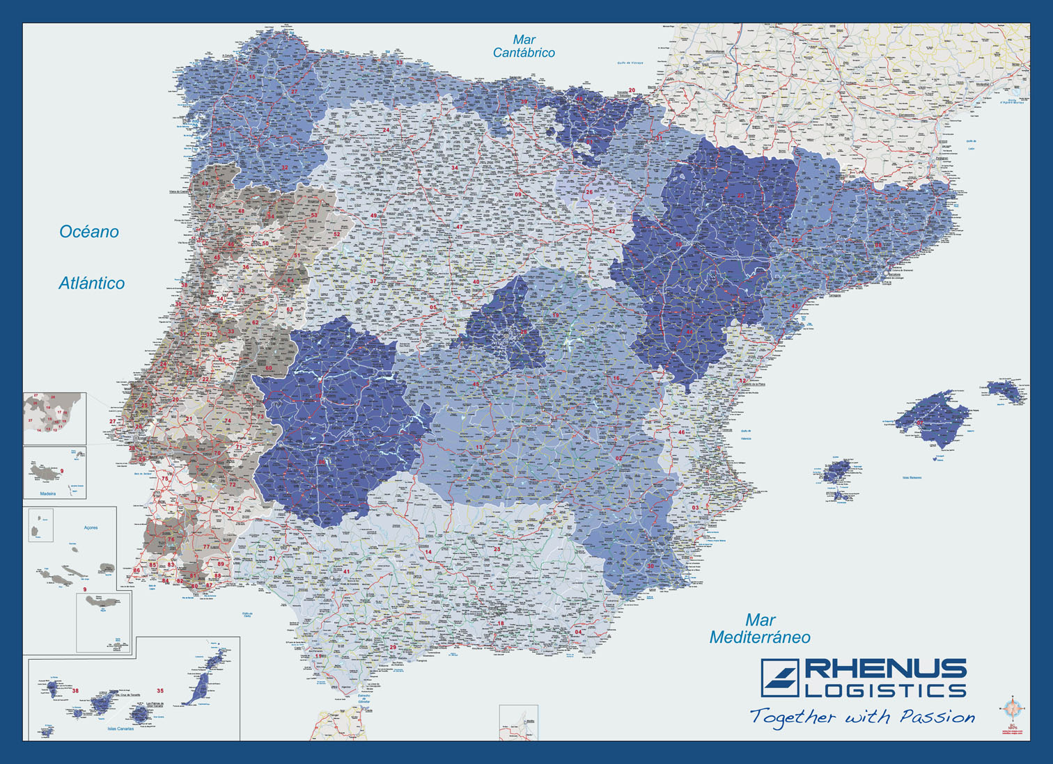 Mapas impresos personalizados murales, sobremesa, plegados