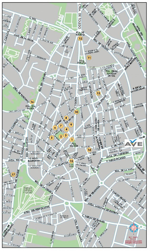 Ciudad Real ave mapa vectorial eps illustrator | Bc Maps mapa vectorial eps