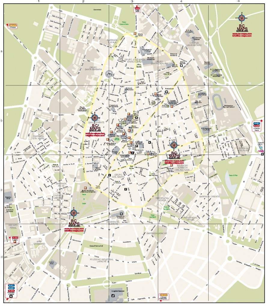 Ciudad Real mapa vectorial eps illustrator - Bc Maps mapa vectorial eps