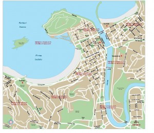 DONOSTIA SAN SEBASTIAN mapa vectorial eps illustrator | Bc Maps mapa ...