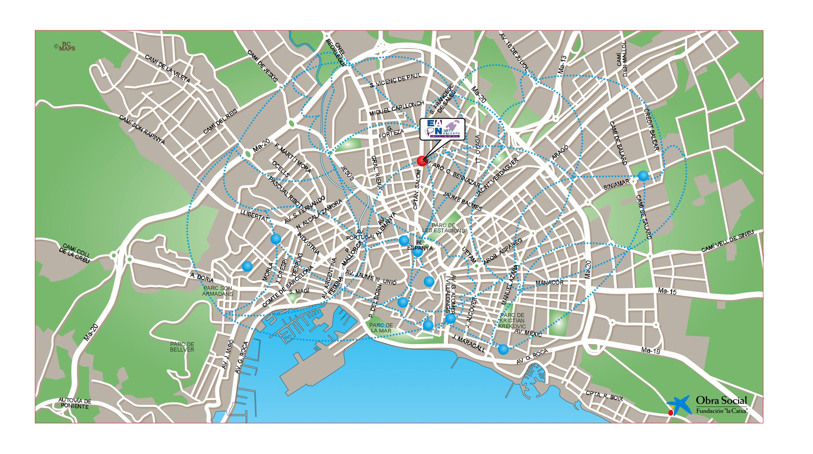 Palma mapa vectorial eps - Bc Maps mapa vectorial eps