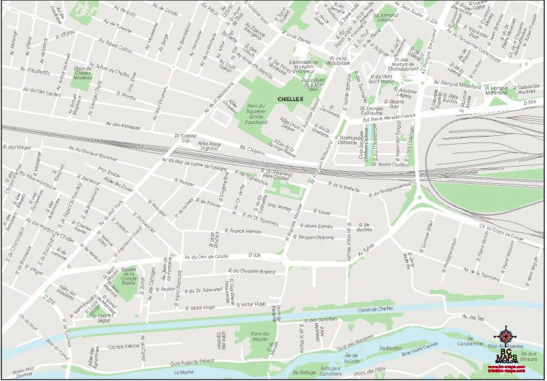 Chelles mapa vectorial illustrator eps | Bc Maps mapa vectorial eps