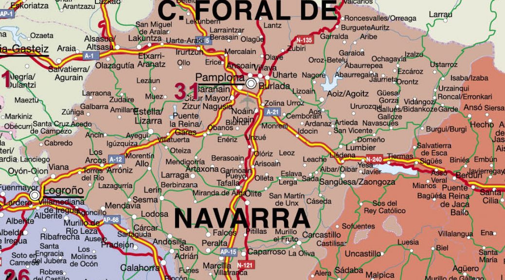 Mapas vectoriales provincia Navarra,municipios,eps,illustrator