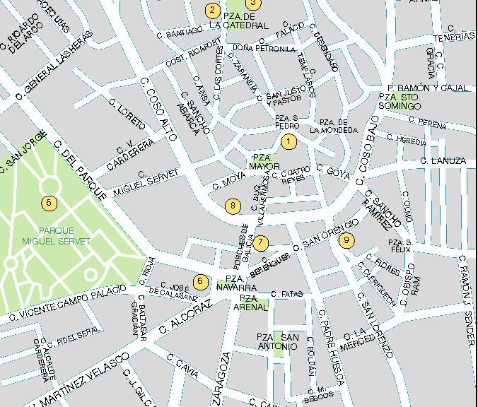 Huesca mapa vectorial Illustrator eps ai CC | Bc Maps mapa vectorial eps