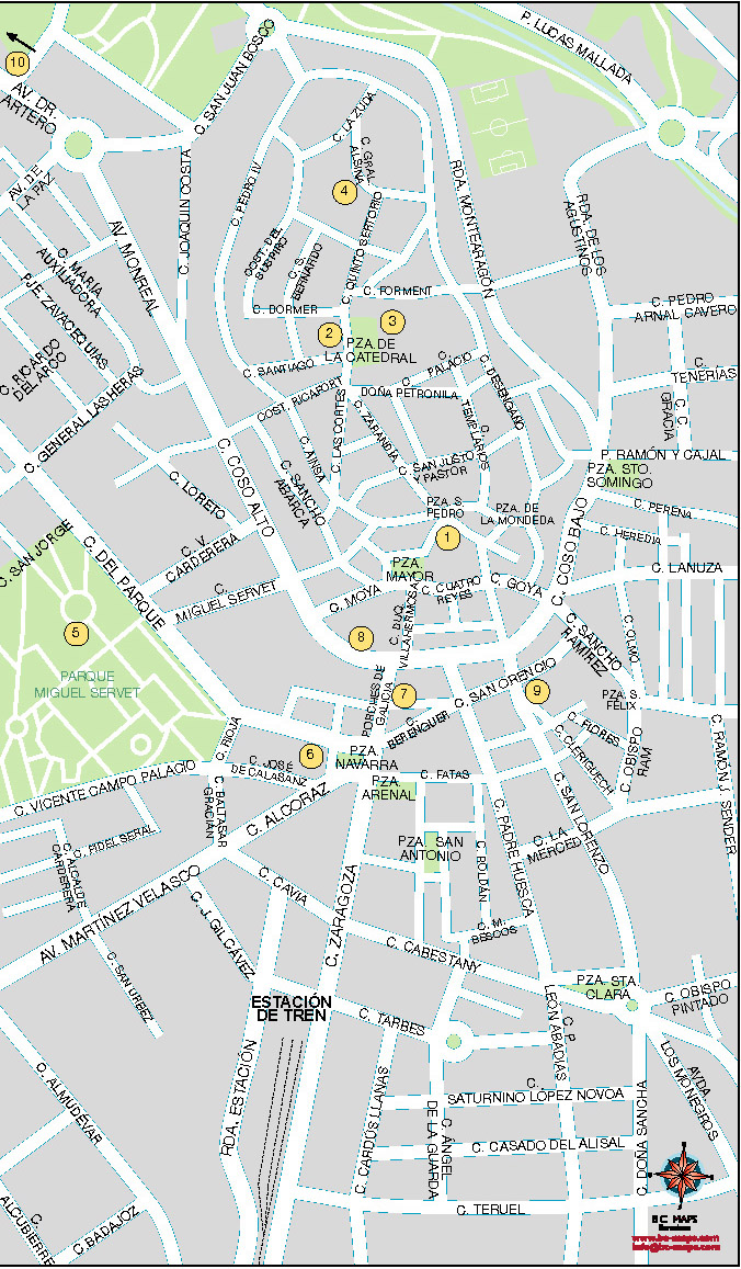 Huesca mapa vectorial editable eps illustrator ai cc