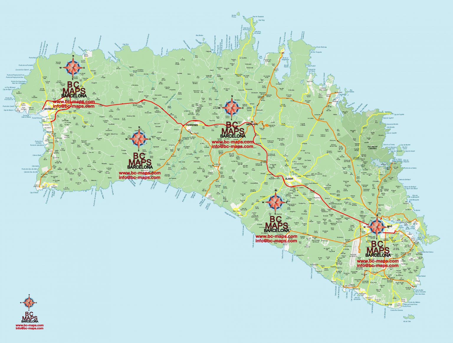 menorca-isla-mapa-vectorial-illustrator-eps-editable - Bc Maps mapa ...