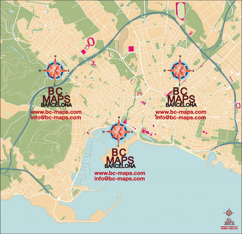 Mapas vectoriales illustrator eps, ciudades y municipios de la isla de ...
