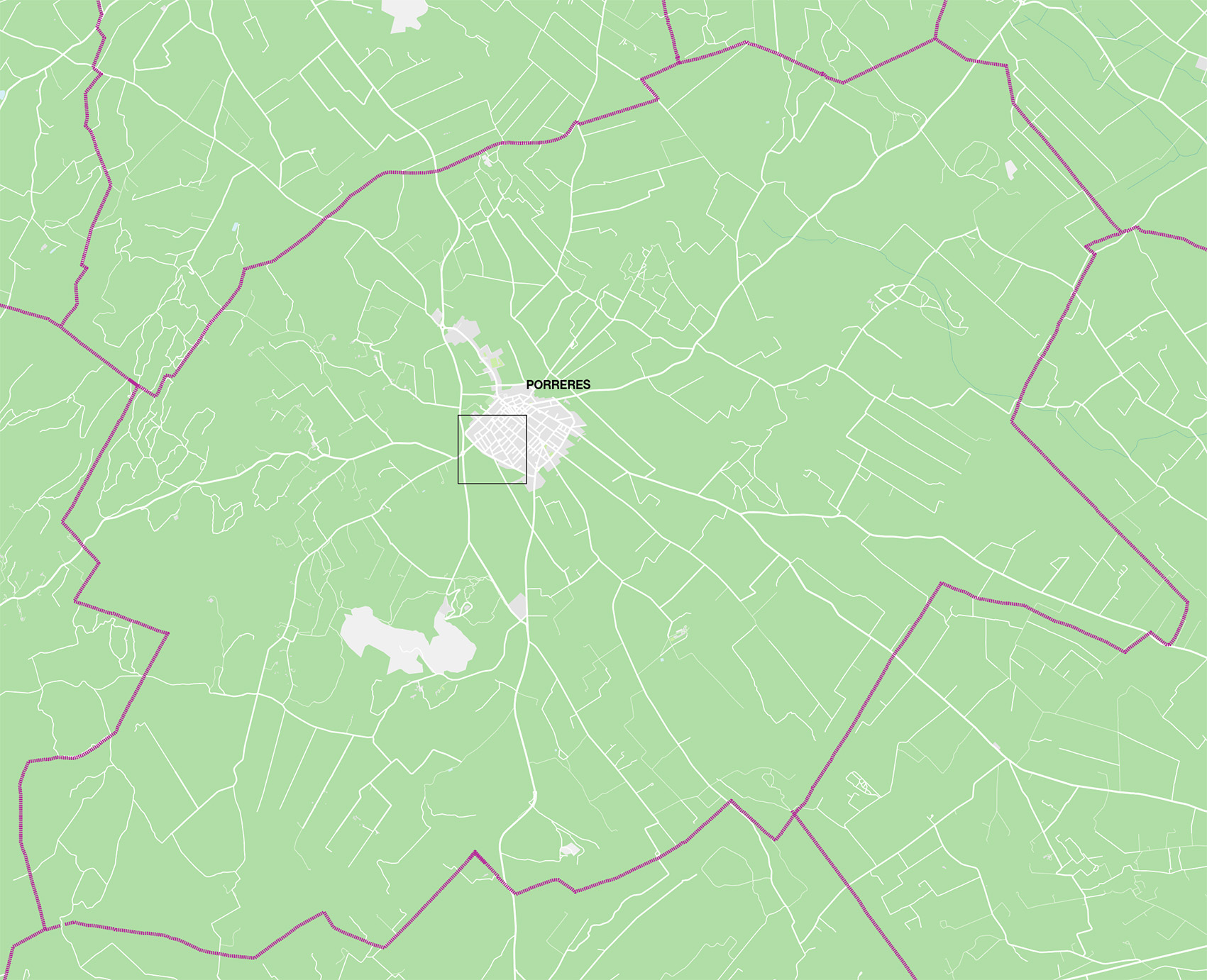 Porreres mapa vectorial Illustrator eps ai CC | Bc Maps mapa vectorial eps