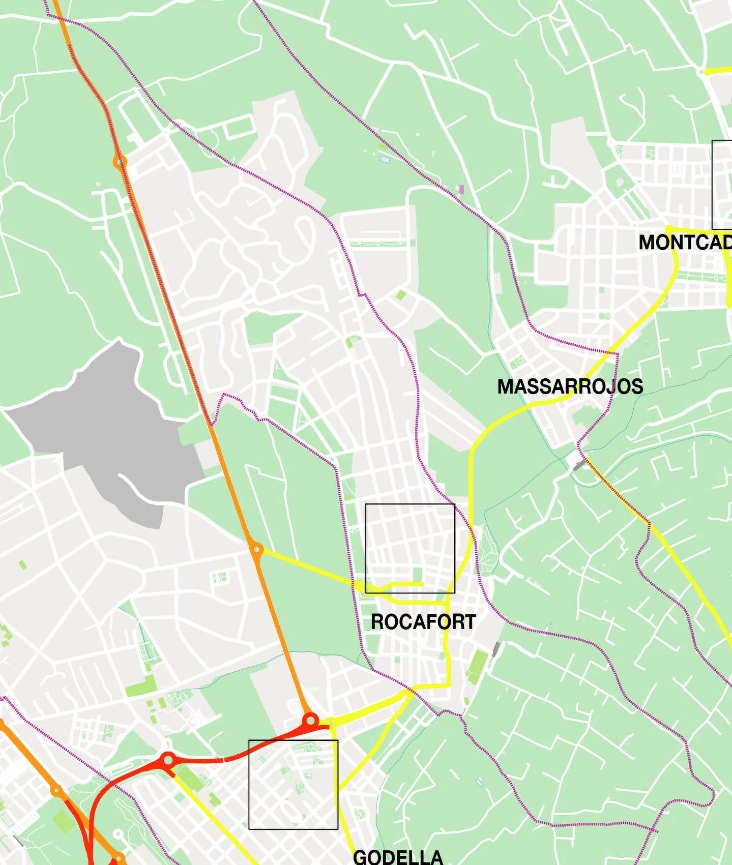 Rocafort mapa vectorial illustrator eps - Bc Maps mapa vectorial eps