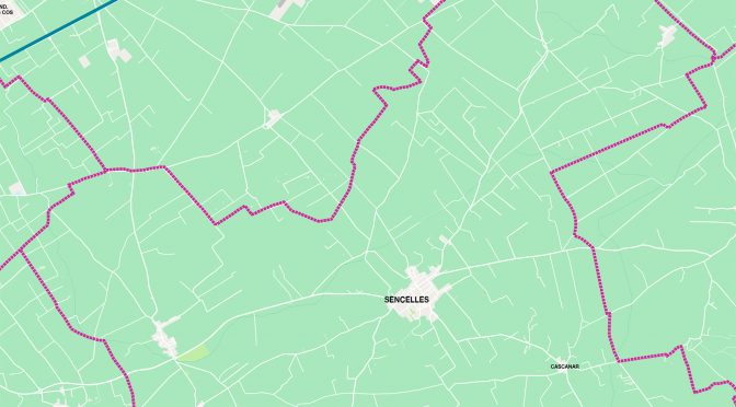 Sencelles Mallorca mapa vectorial editable eps illustrator ai