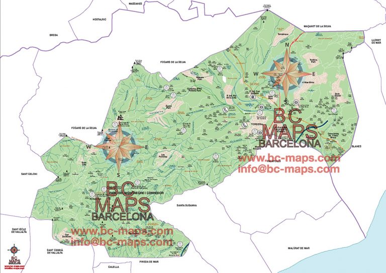 Tordera plànol per l’Ajuntament 2025 | Bc Maps mapa vectorial eps