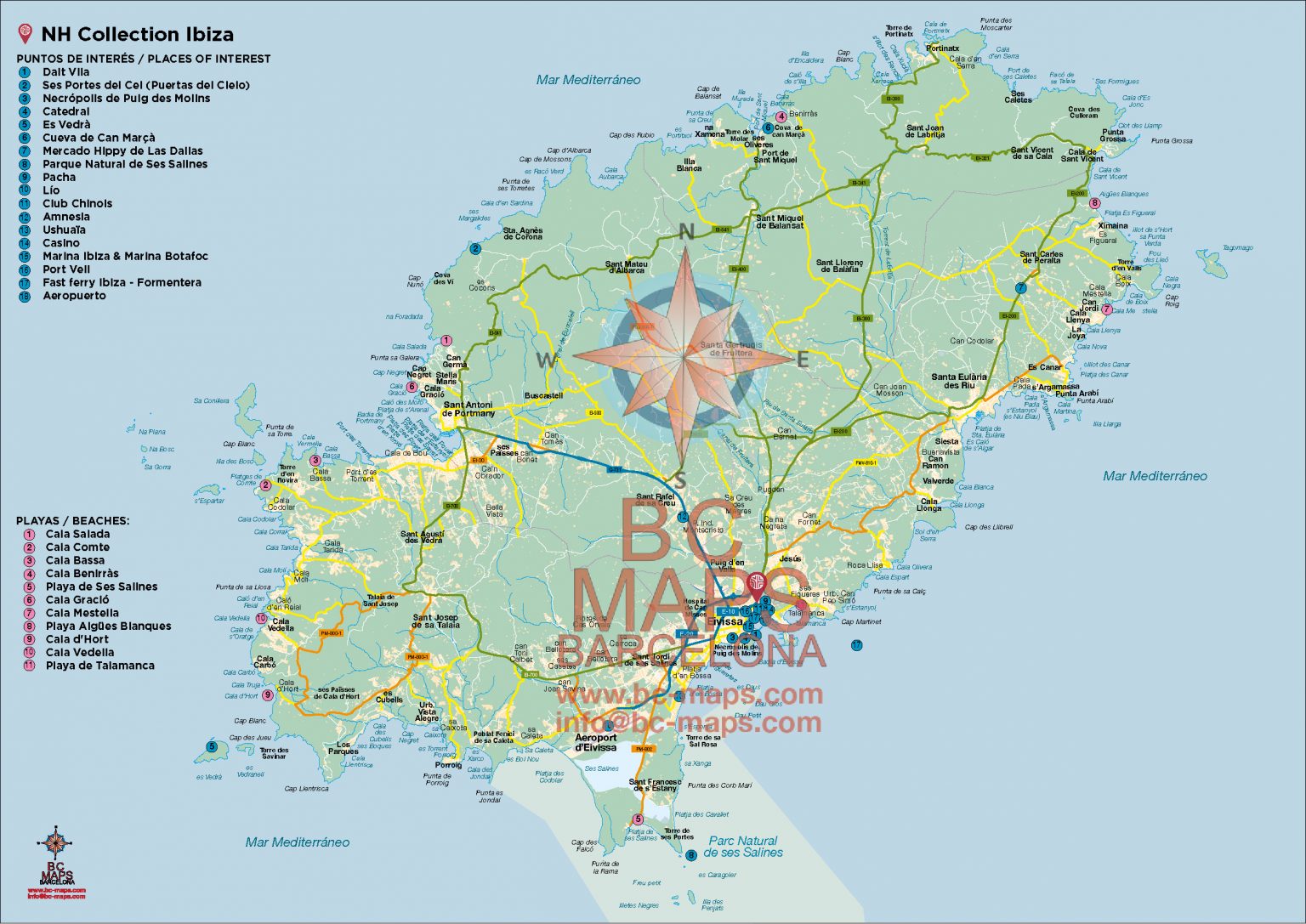 Mapa de la Isla de Ibiza Archives - Bc Maps mapa vectorial eps